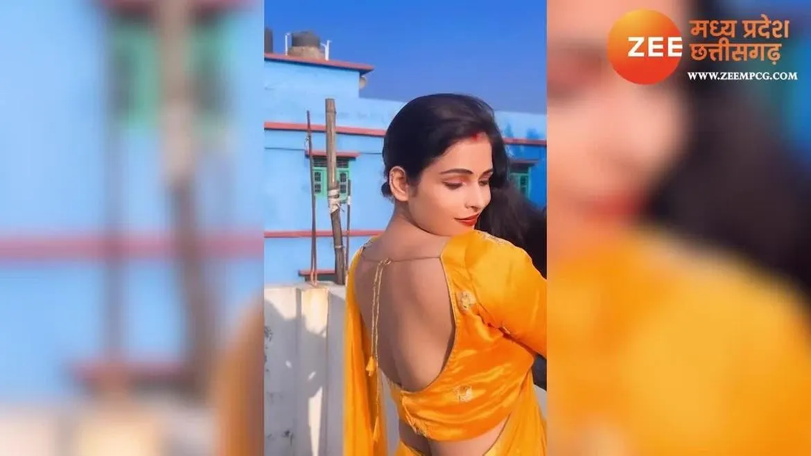 Watch Breaking News Viral Indian Bhabhi Ka Hot Dance See Bold Bhabhi Yellow Saree Red Chuda