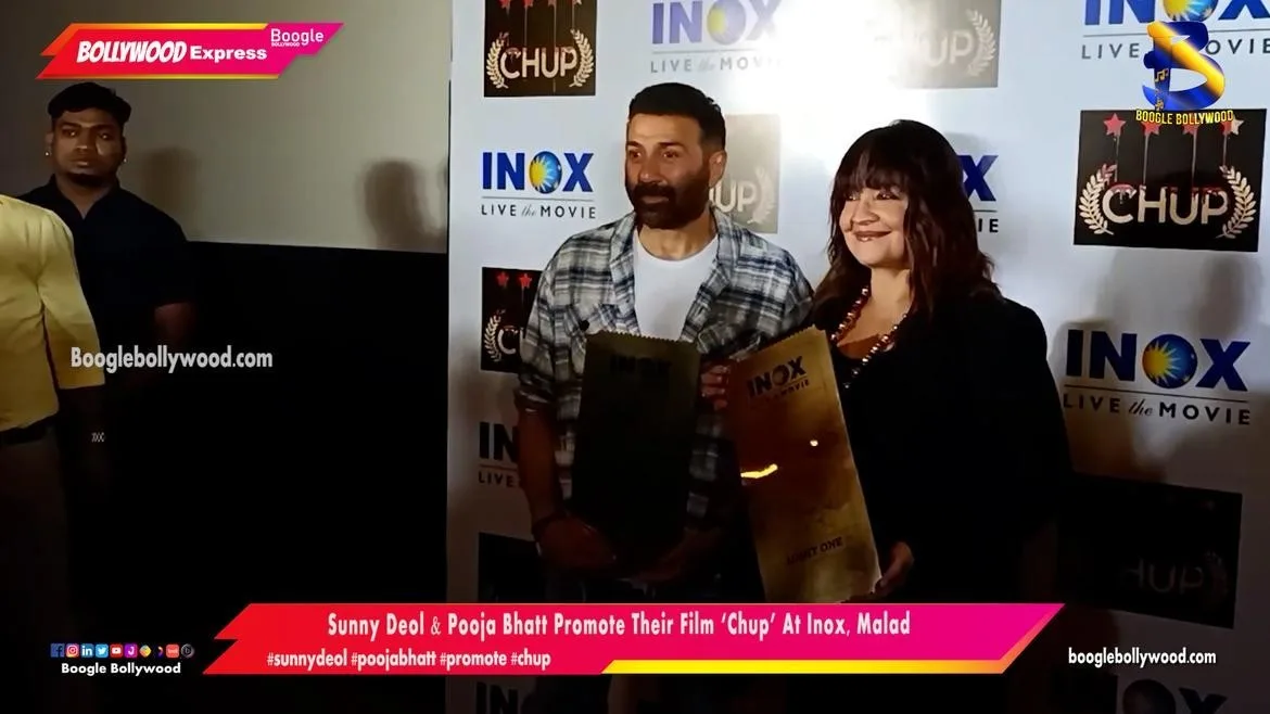 Watch Breaking News Sunny Deol and Pooja Bhatt Promote Their Film Chup ...