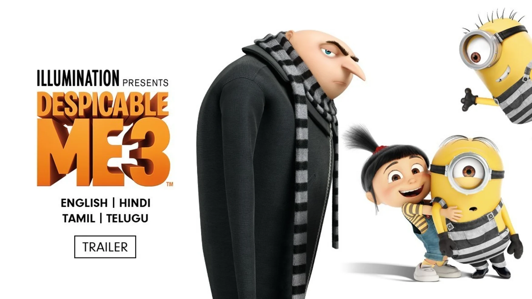 Despicable Me 3 Trailer | Watch Official Trailer of Despicable Me 3 ...